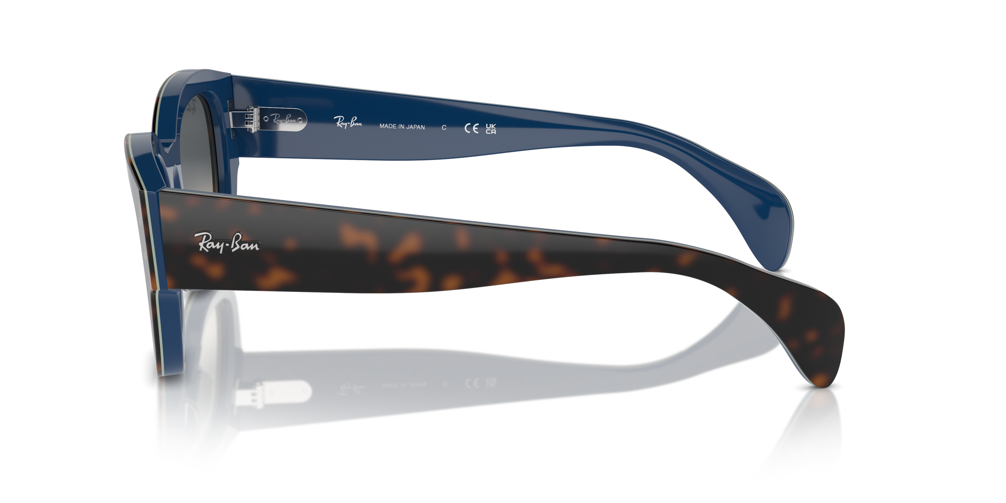 Buy Ray-Ban Havana Grey On Blue Sunglasses Online - Sunglasses.ie