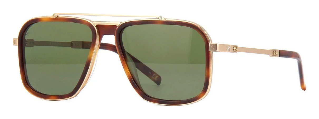 Hublot Harmony H019 Gold Matte Sunglasses for Men - HaydenSwan