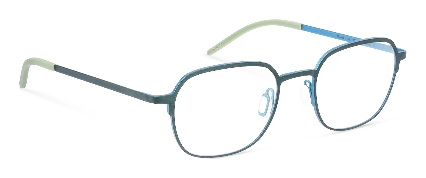 Orgreen Frankie 1398 Satin Studio Green + Satin Dragonfly Blue