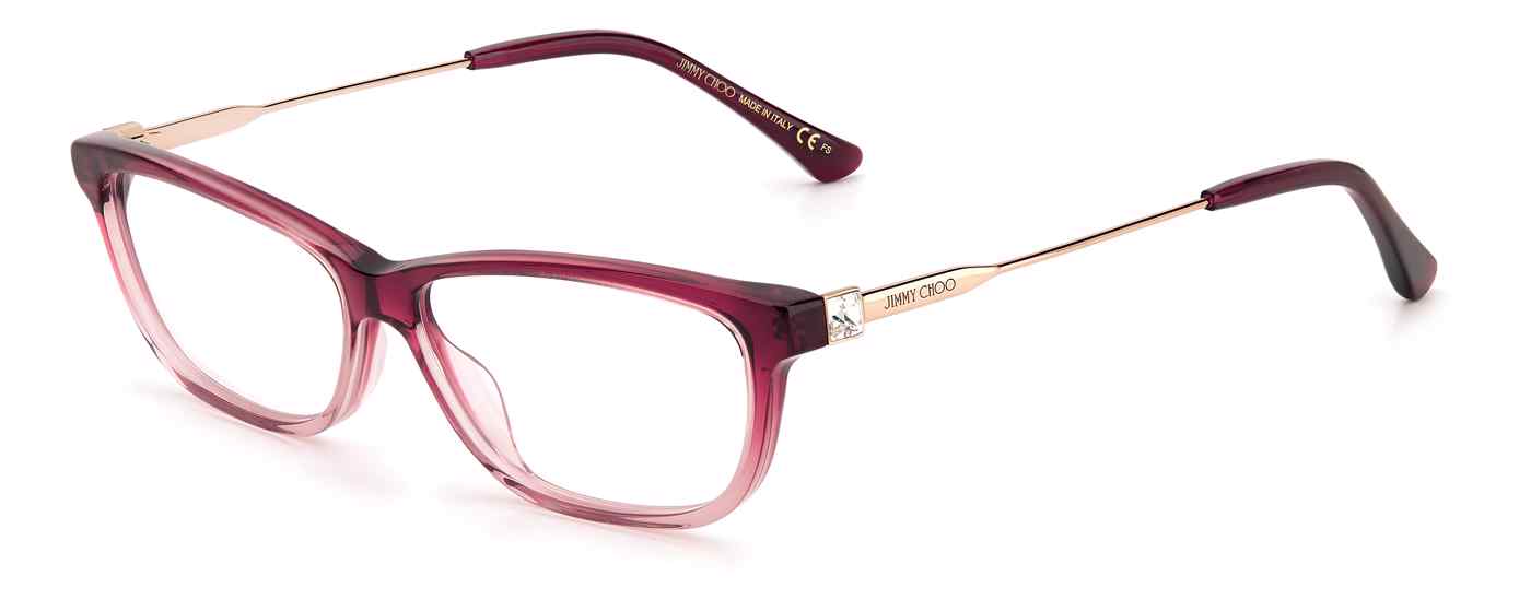 Buy Jimmy Choo Jc342 Burgundy Eyeglasses Online