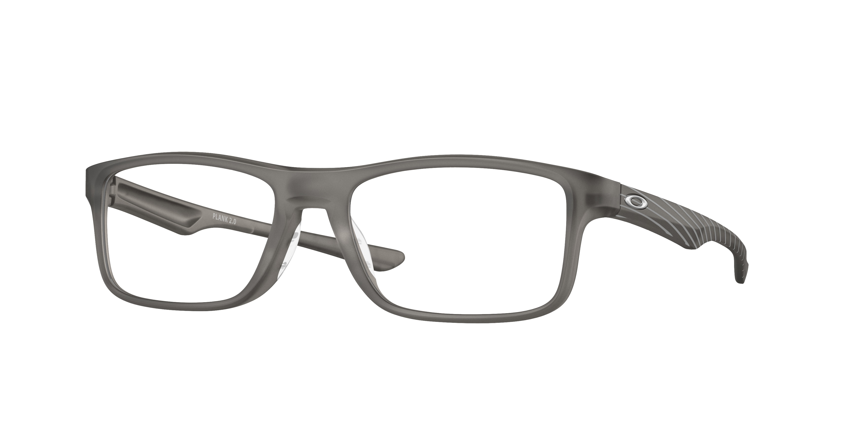 Oakley Plank 2.0 OX8081 Polished Grey Smoke Eyeglasses for Men, Women