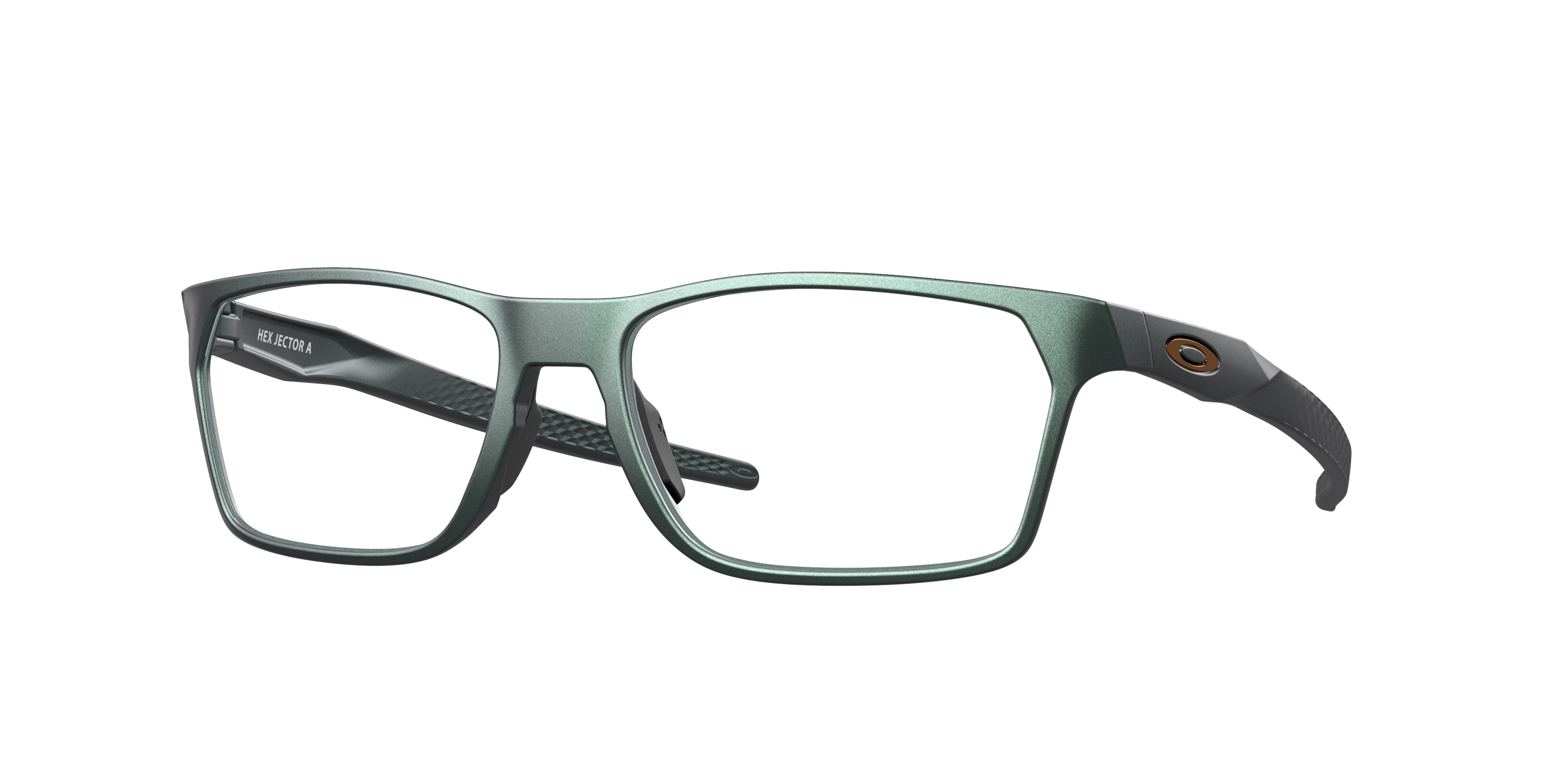 Oakley Hex Jector (a) OX8174F Matte Transparent Abyss Eyeglasses for Men