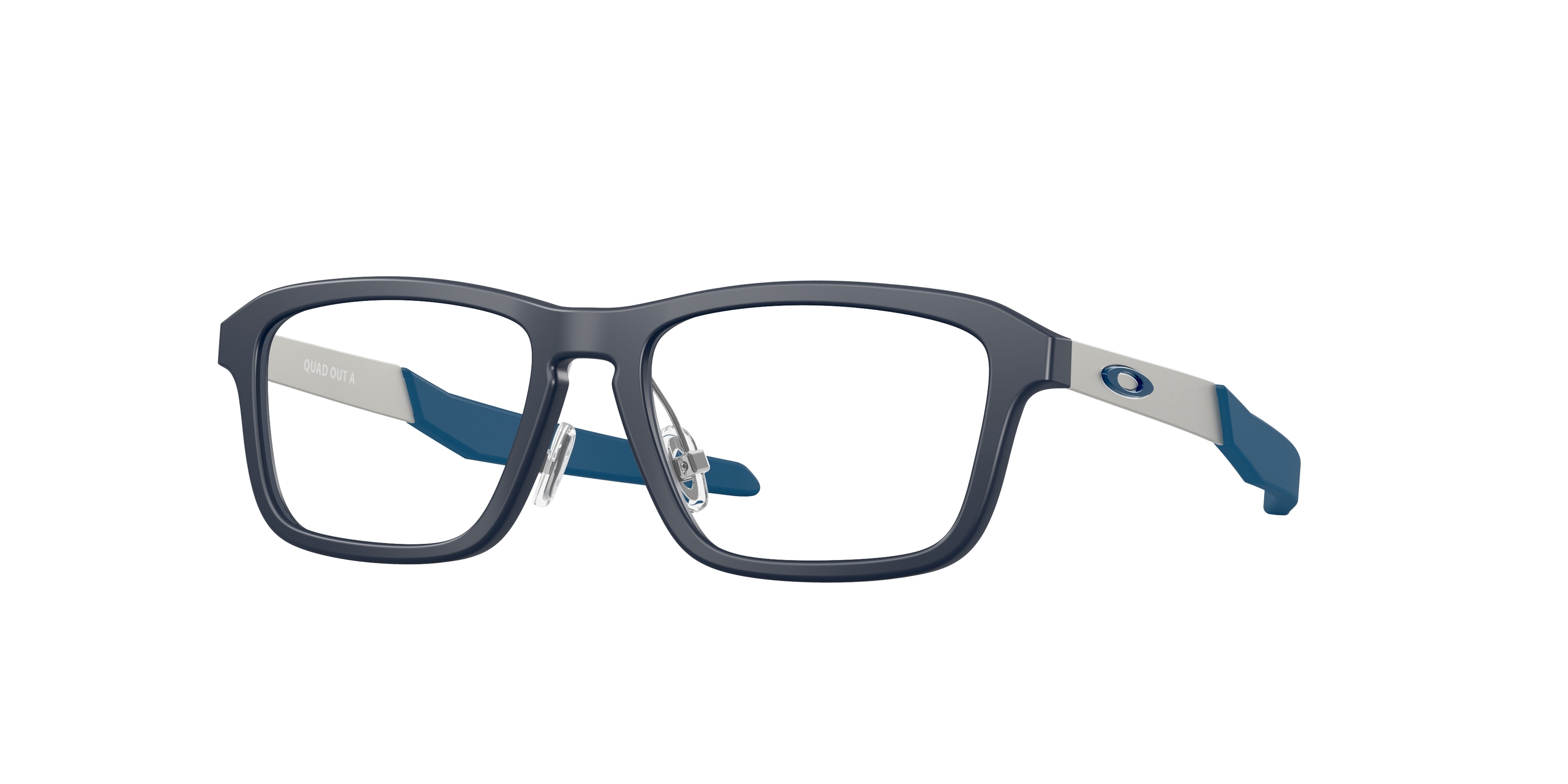 Oakley Quad Out A OY8030F Satin Universe Blue Eyeglasses for Kids