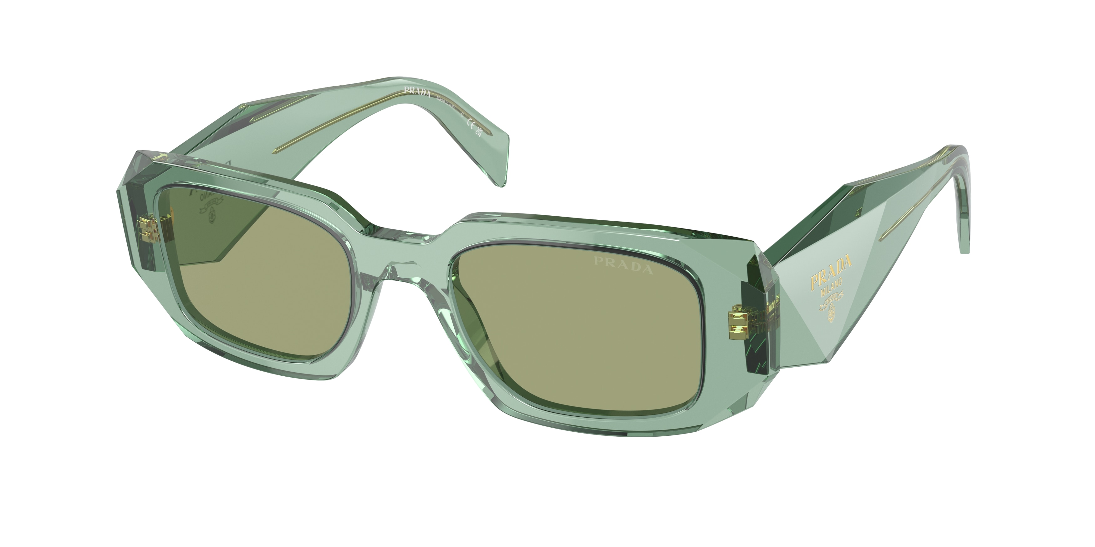 Prada PR 17WS Green 11R10E Sunglasses for Women