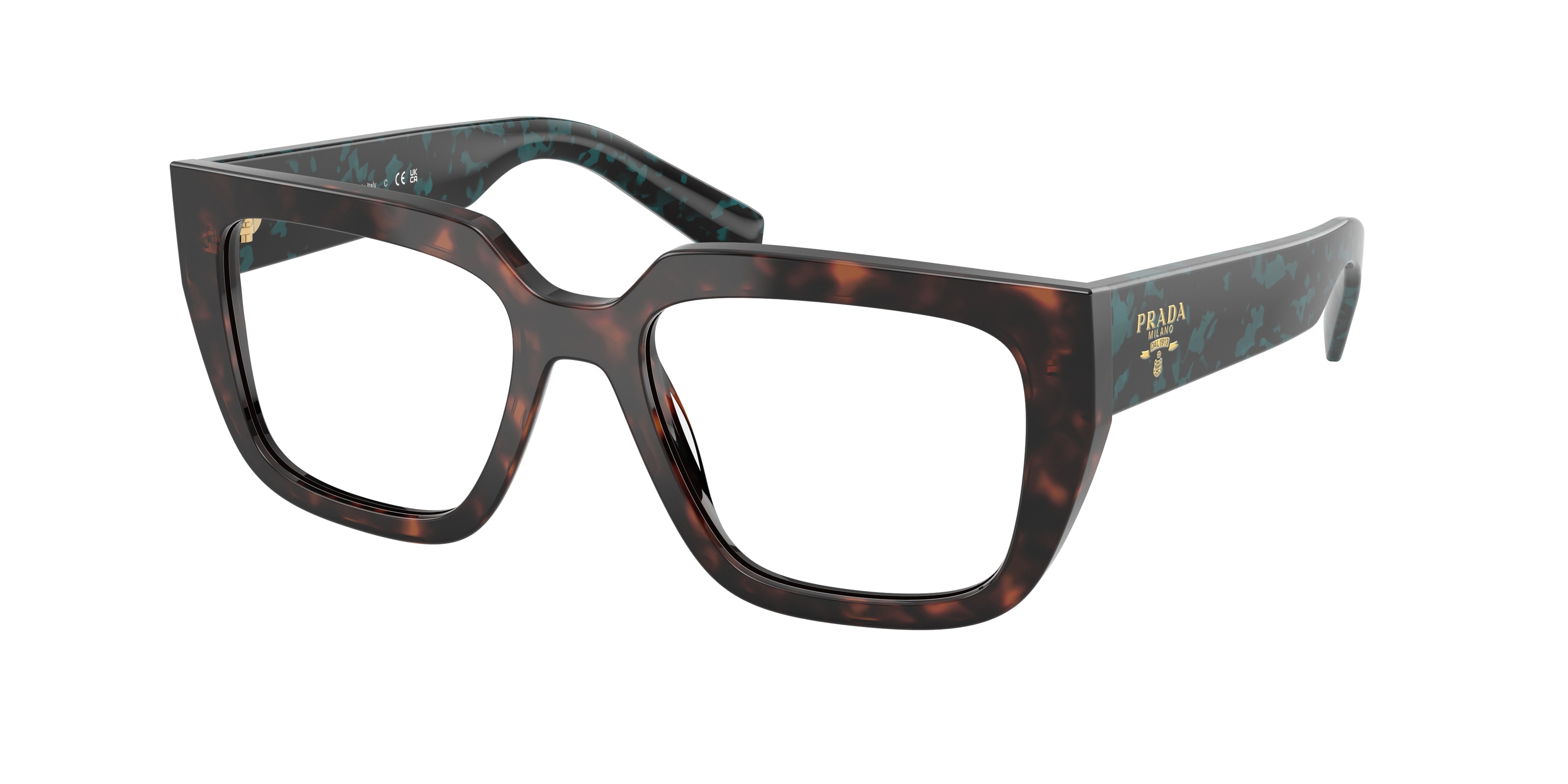 Prada PR A03V Tortoise 18Z1O1 Eyeglasses for Women