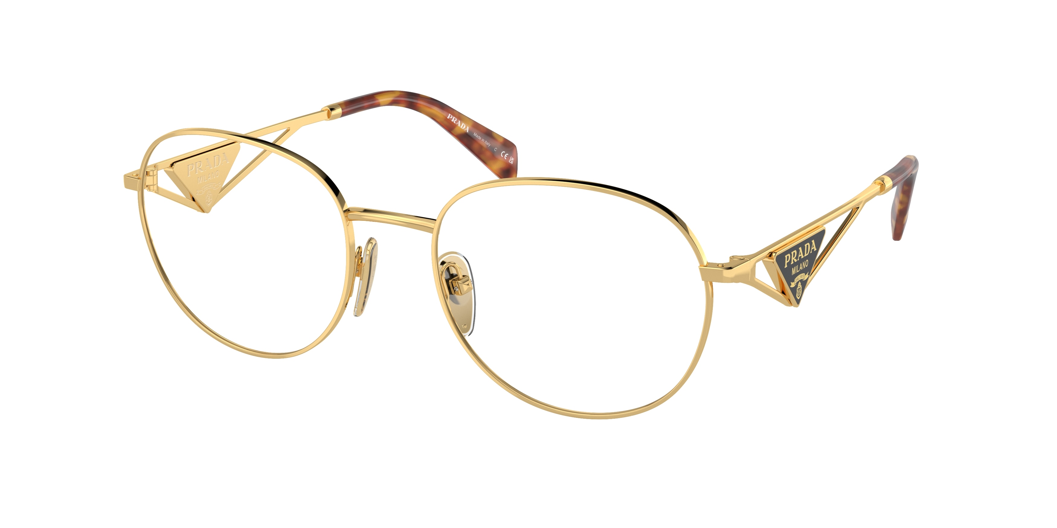 Prada PR A50V Gold 5AK1O1 Eyeglasses for Women