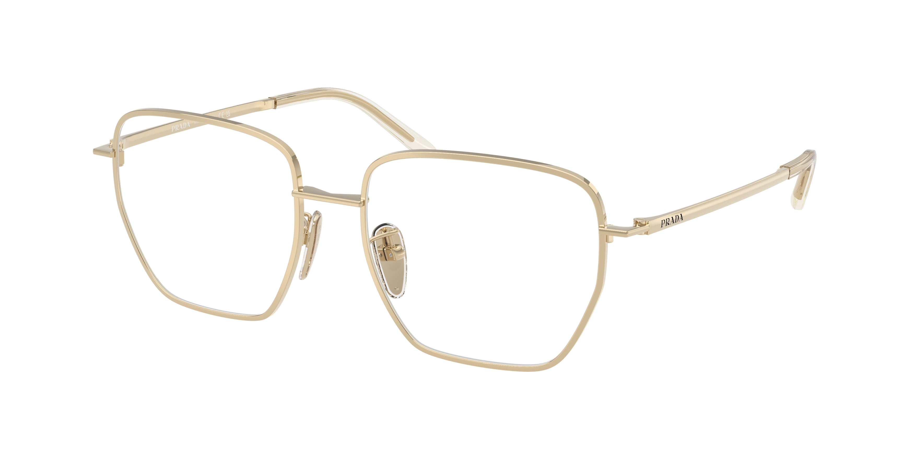 Prada PR C51VD Gold ZVN1O1 Eyeglasses for Women