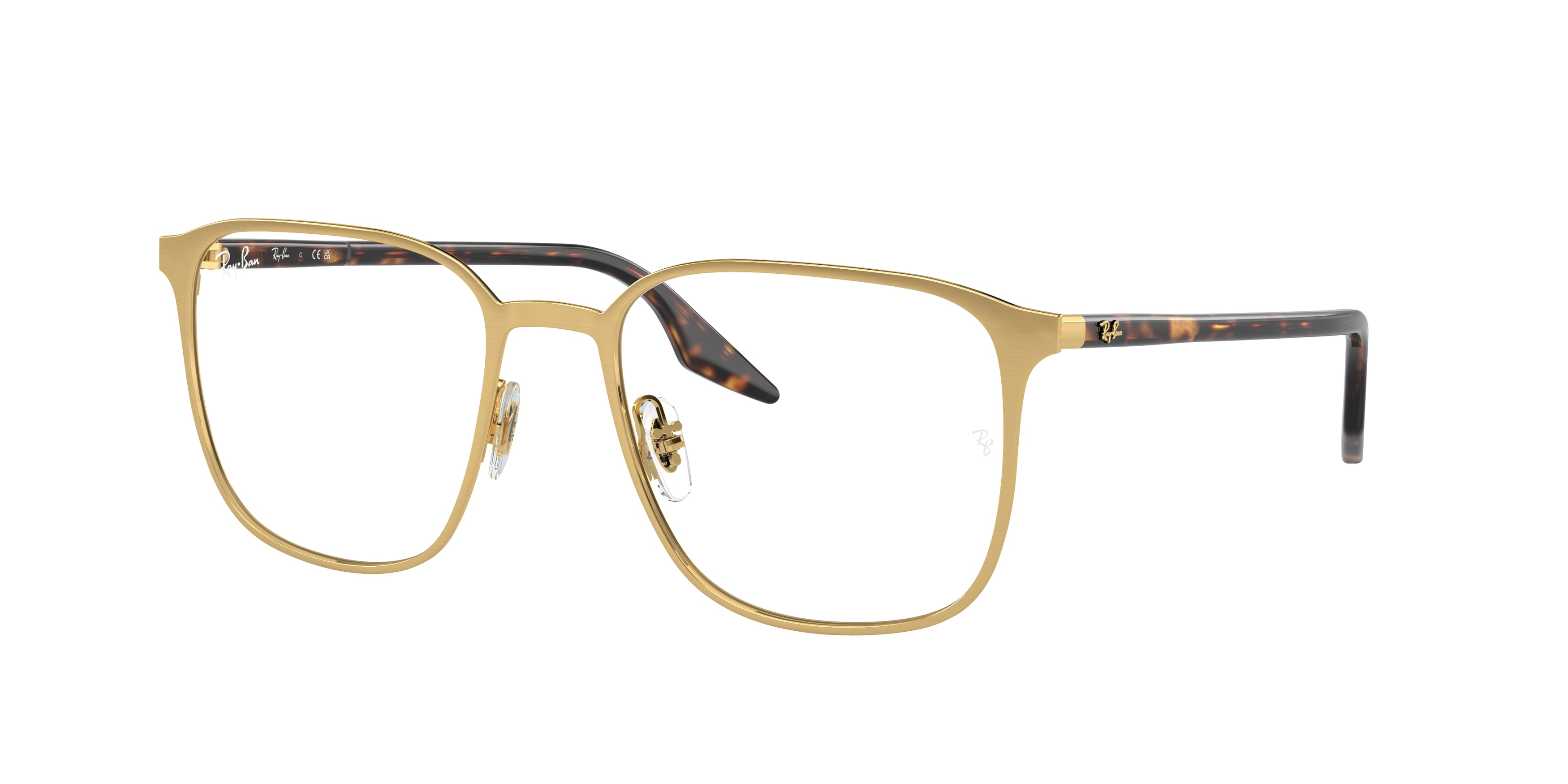 Ray Ban Eyeglasses RX6512 Gold Unisex | EYES.NYC