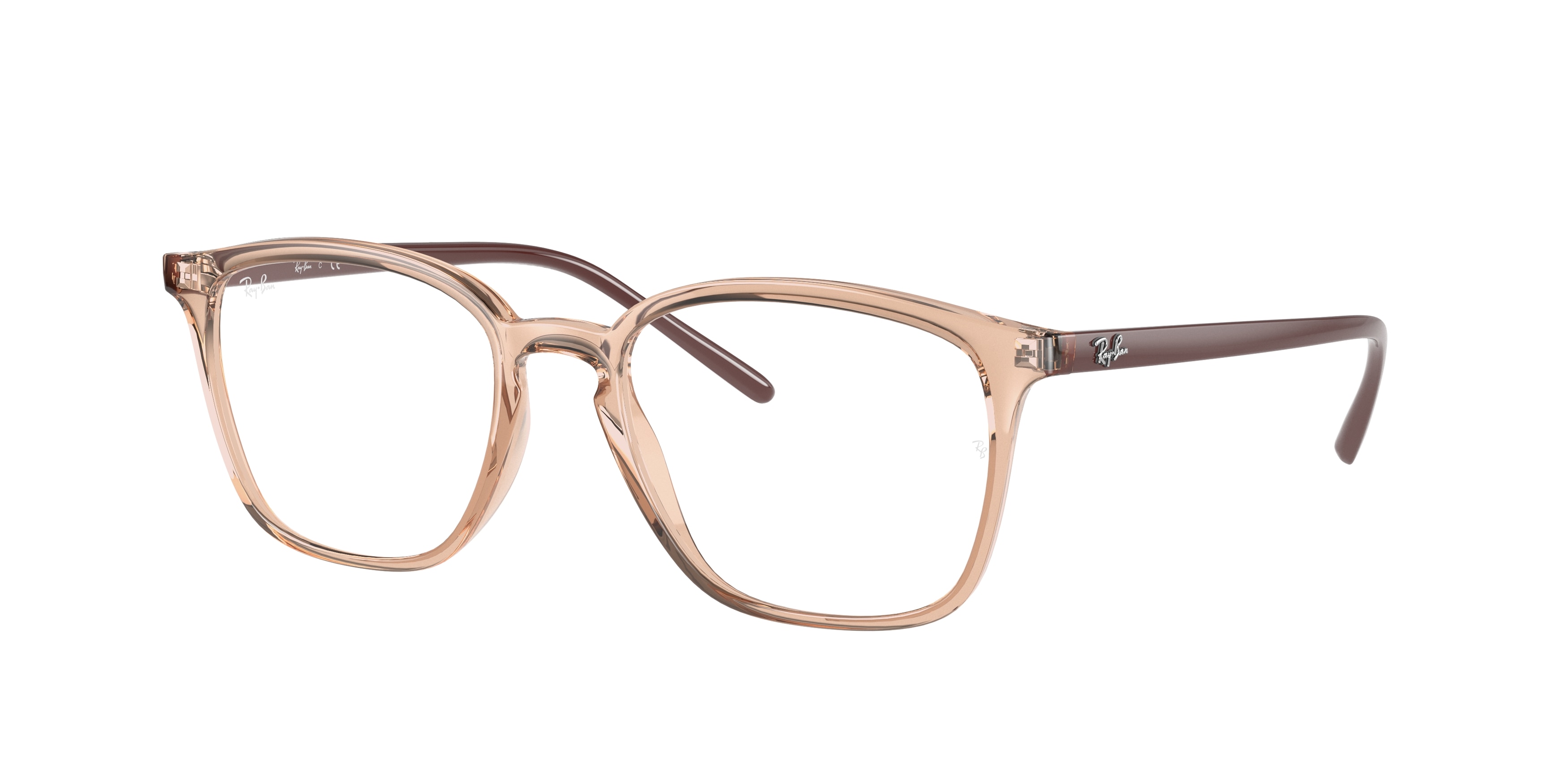 Ray-ban RX7185 Transparent Eyeglasses for Men, Women