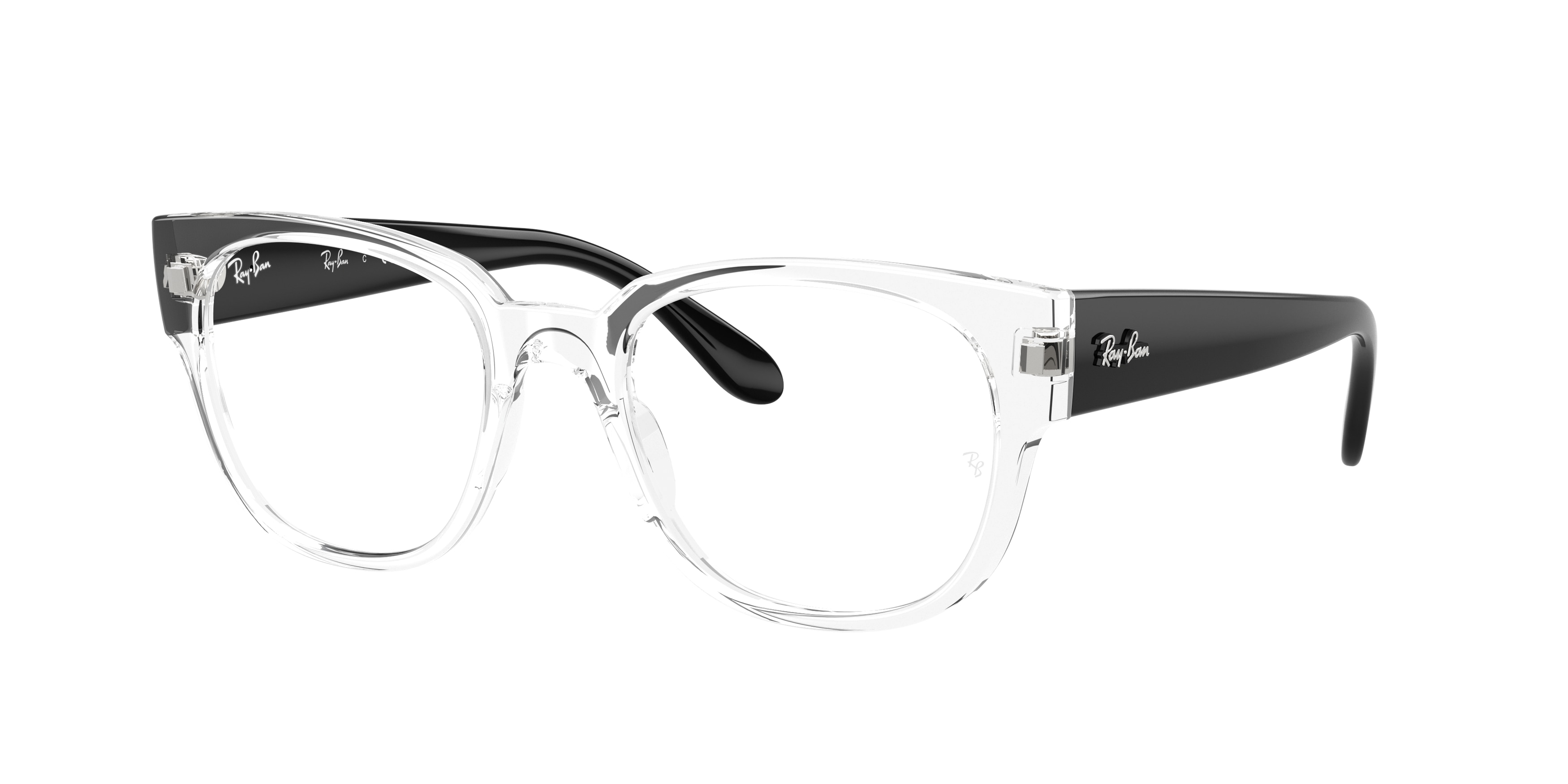 Ray-ban RX7210 Transparent 5943 Eyeglasses for Men, Women
