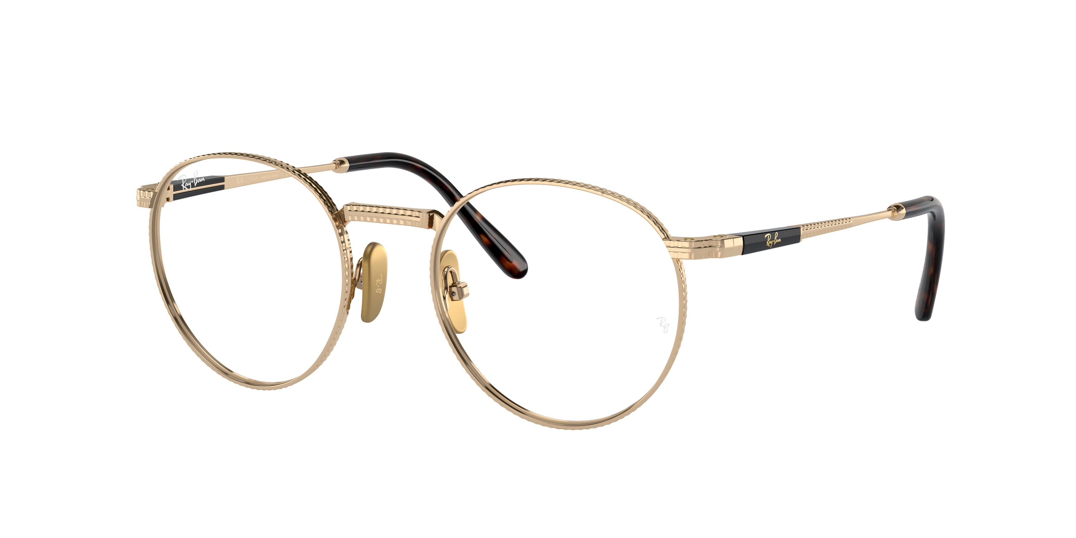Ray Ban Titanium Eyeglasses RX8237V Gold | EYES.NYC