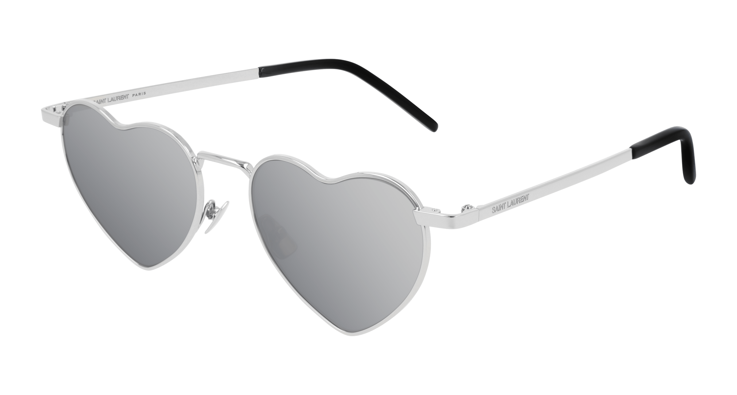 Saint Laurent New Wave SL 301 LOULOU Silver 003 Sunglasses for Men, Women