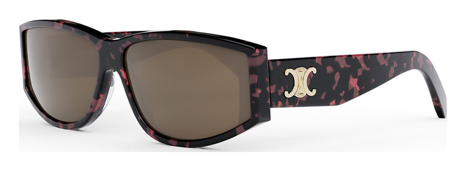 Celine Cl40227u Red 55E Sunglasses for Women