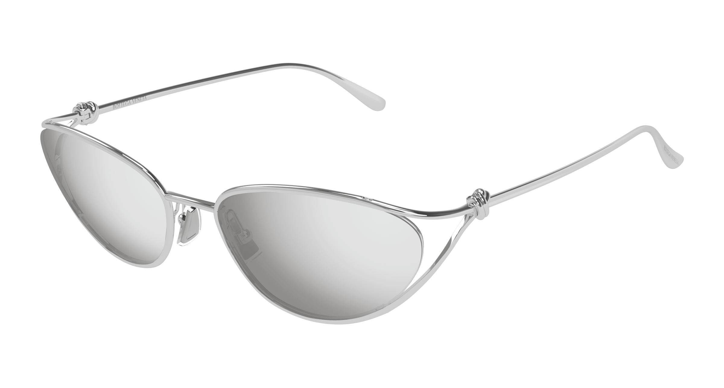 Buy Bottega Veneta Bv1330s 002 Silver (002) prescription Sunglasses