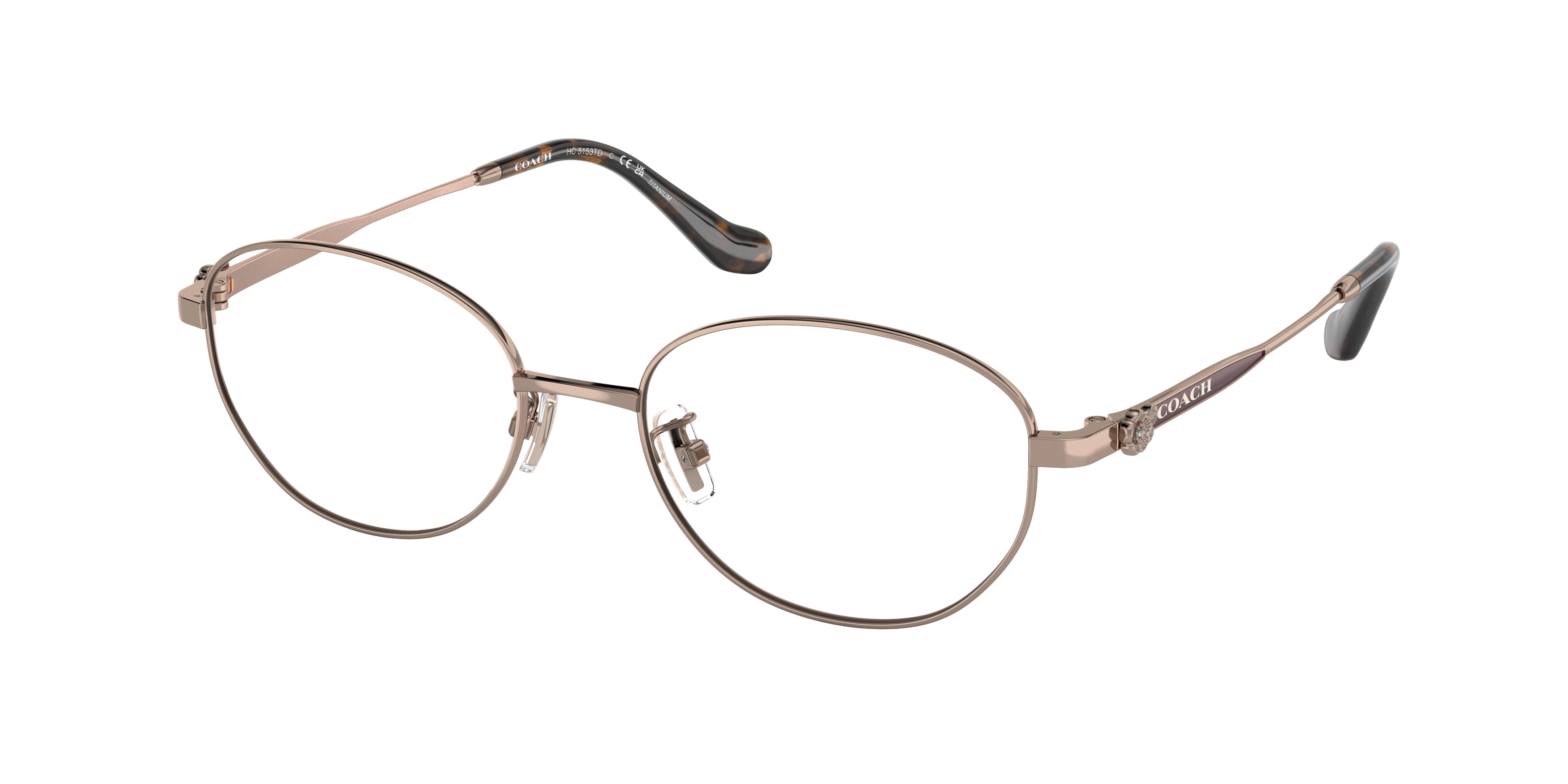 Buy Coach Shiny Rose Gold Glasses Online - Sunglasses.ie