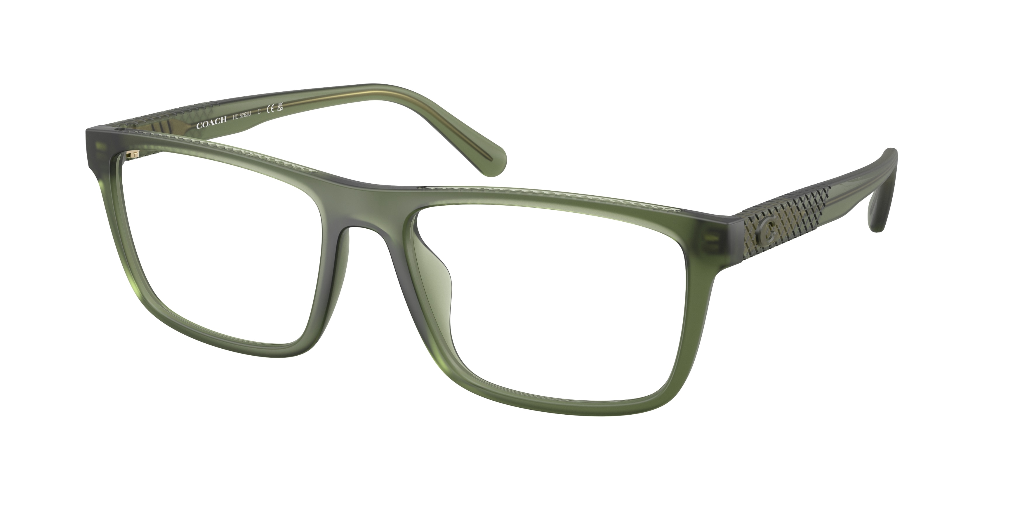 Buy Coach Matt Transparent Army Green Glasses Online - Sunglasses.ie