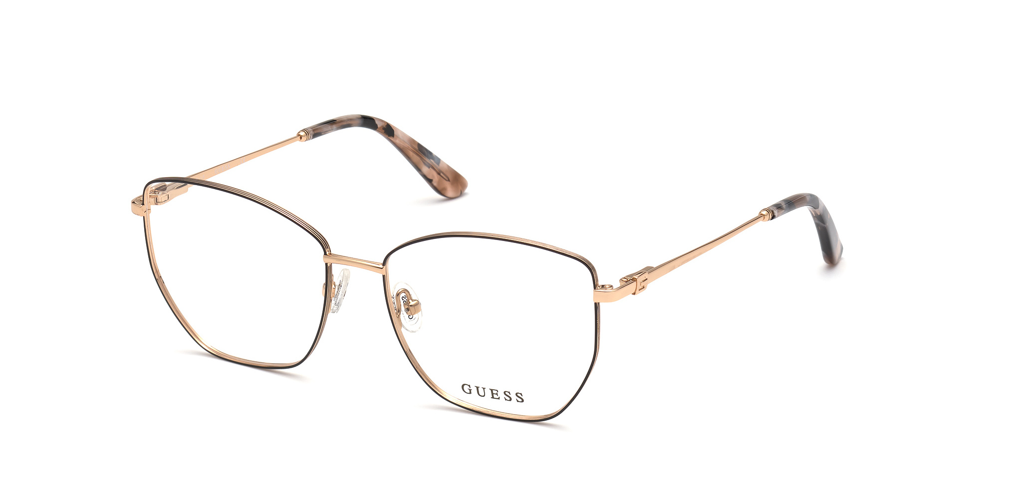 Buy Guess Black/monocolor / Shiny Rose Gold Glasses Online - Sunglasses.ie
