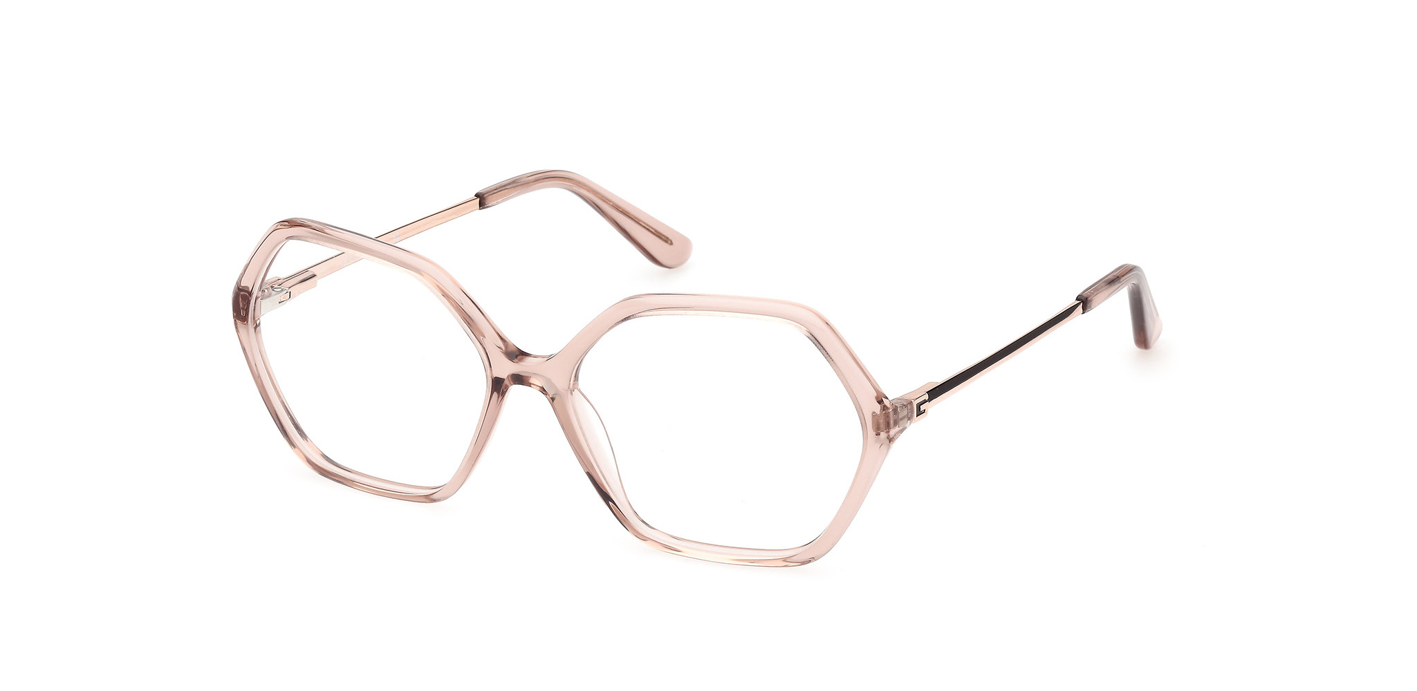 Buy Guess Shiny Beige / Shiny Rose Gold Glasses Online - Sunglasses.ie