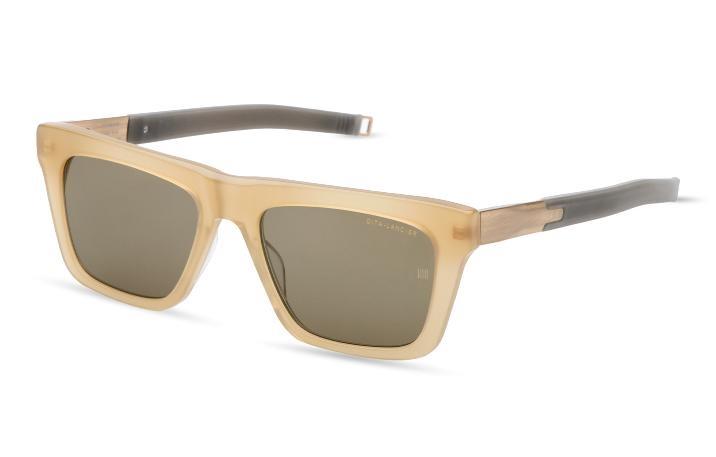 Buy Dita Lancier Ichi Sand Storm - Brushed Gold Sand Sunglasses Online ...