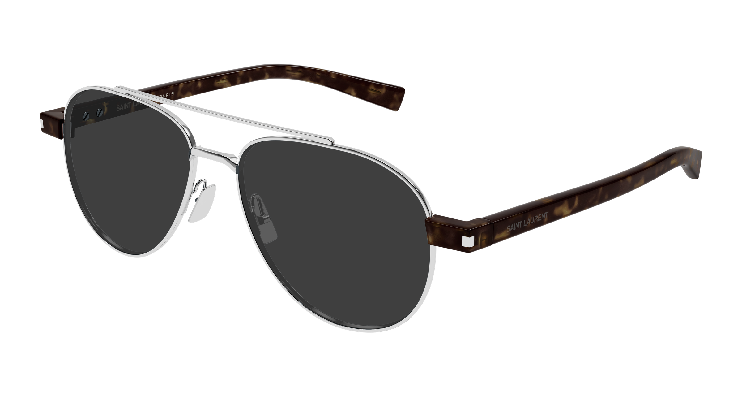 Buy Saint Laurent Silver (002) Sunglasses Online - Sunglasses.ie