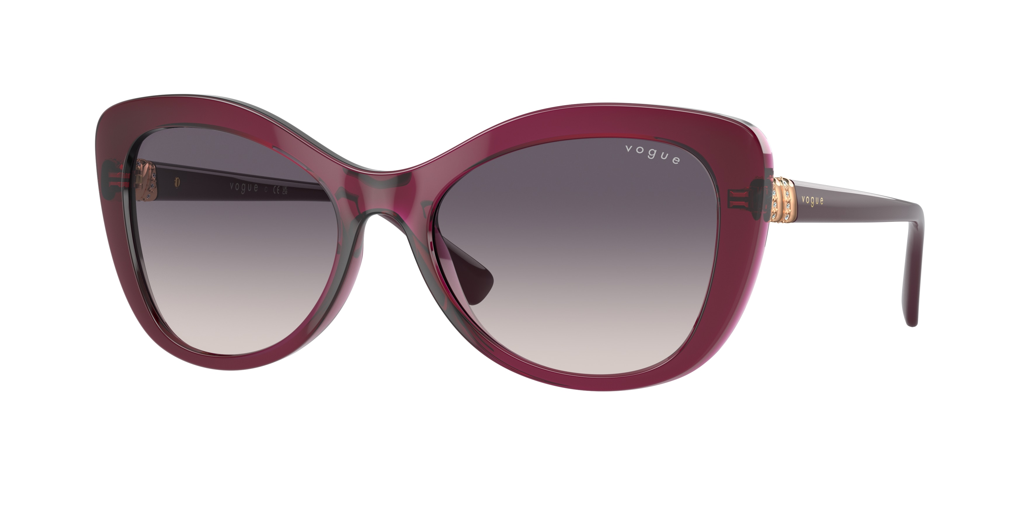 Buy Vogue Transparent Cherry Sunglasses Online - Sunglasses.ie